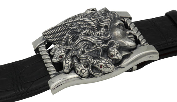 #1400C Custom Medusa Buckle - Jeff Deegan Designs