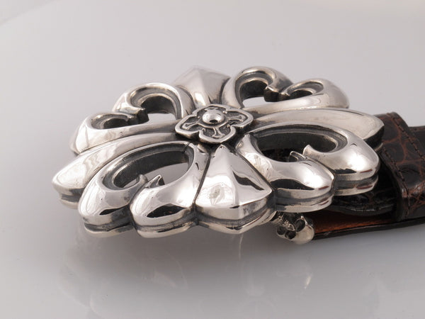 #1321 Trefoil Cross Buckle 1.5" - Jeff Deegan Designs